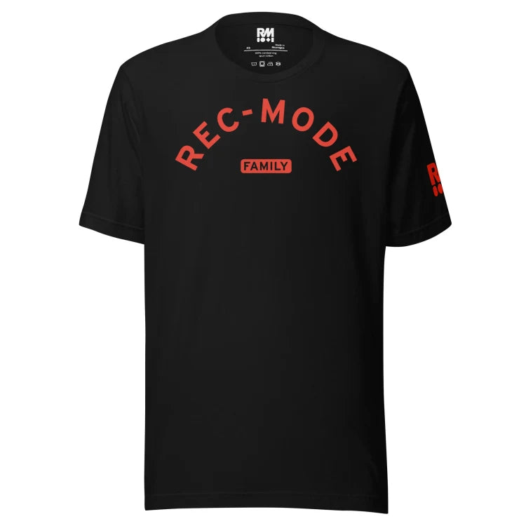 Family T-Shirt - Black – Rec-Mode Fitness